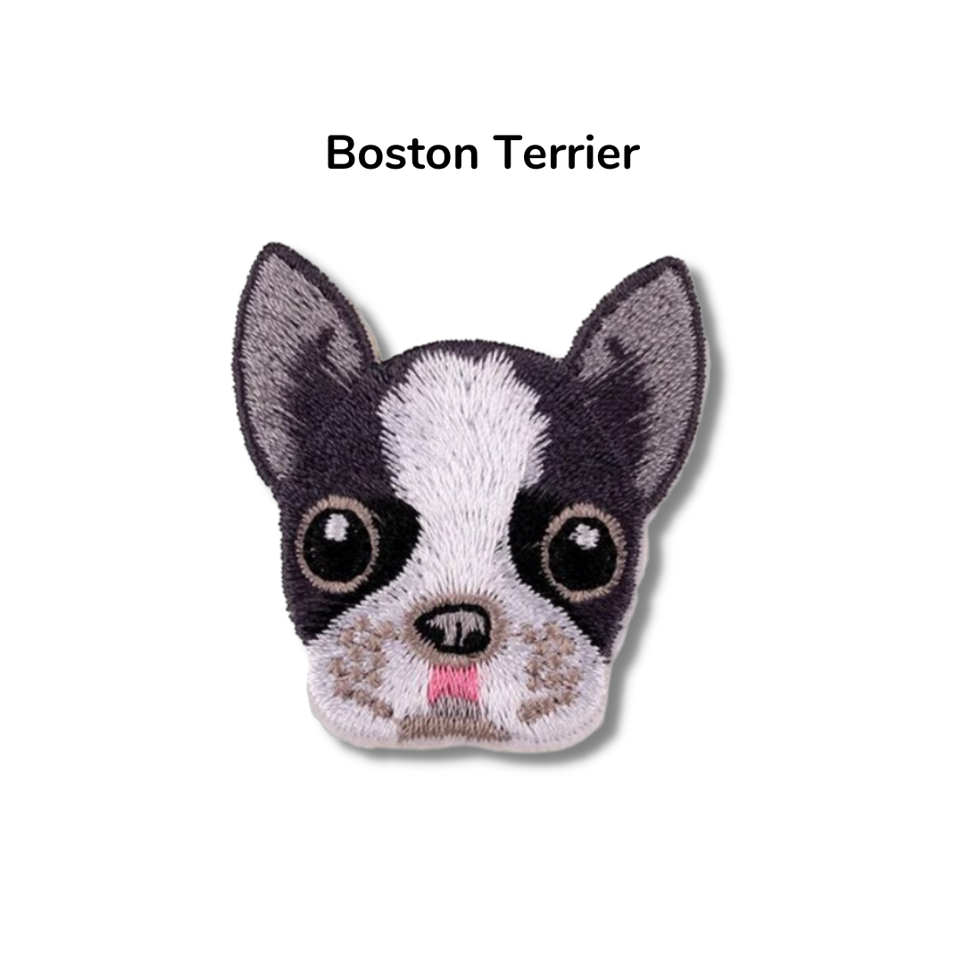 Boston Terrier Dog Patches | Dog Lover | Iron Patch | DIY Project ...