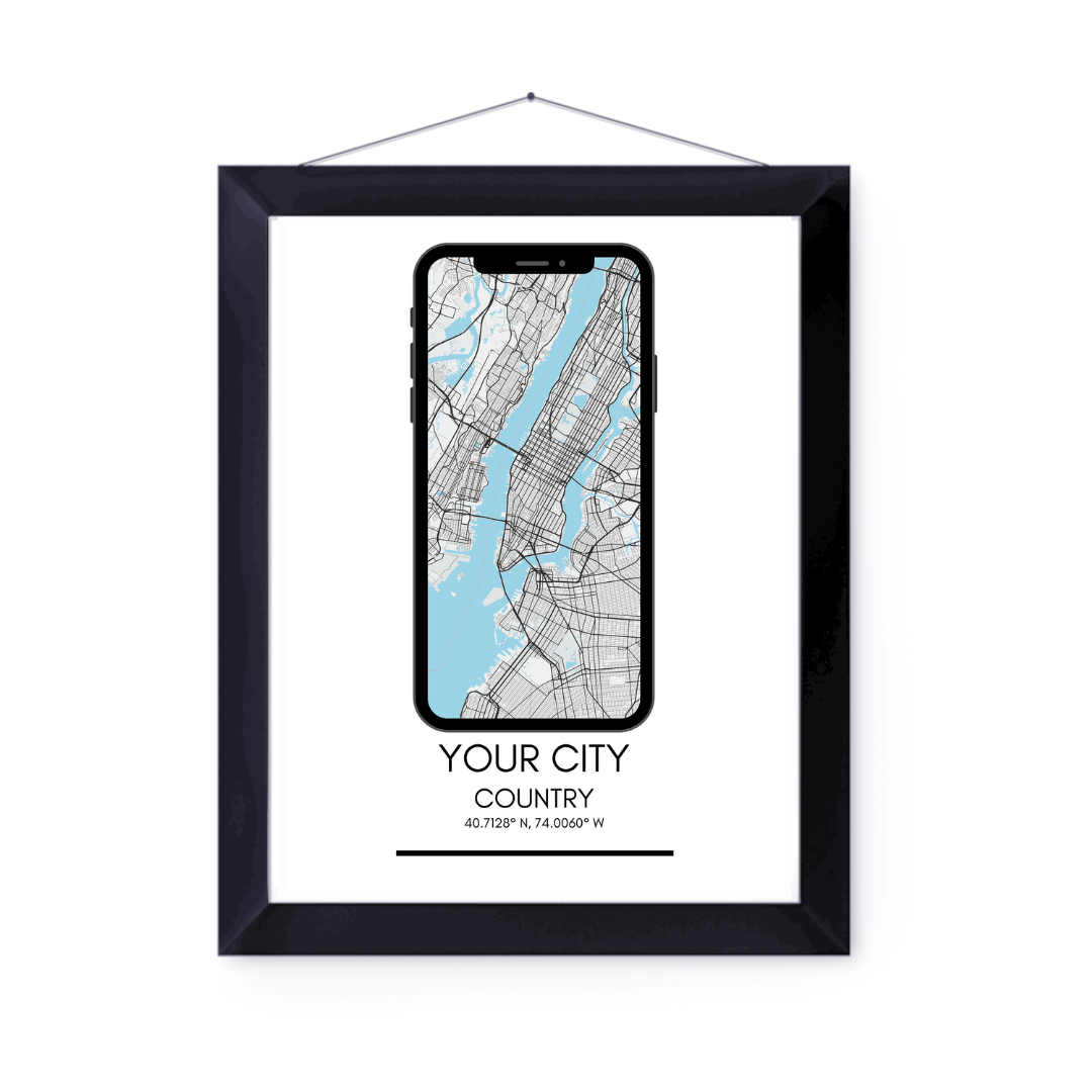 New York City Map Print | Poster City Map | Home Decor | 16 Designs Av ...