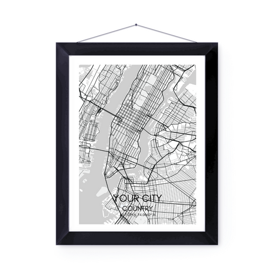 Los Angeles City Map Print | Poster City Map | Home Decor | Traveler G ...